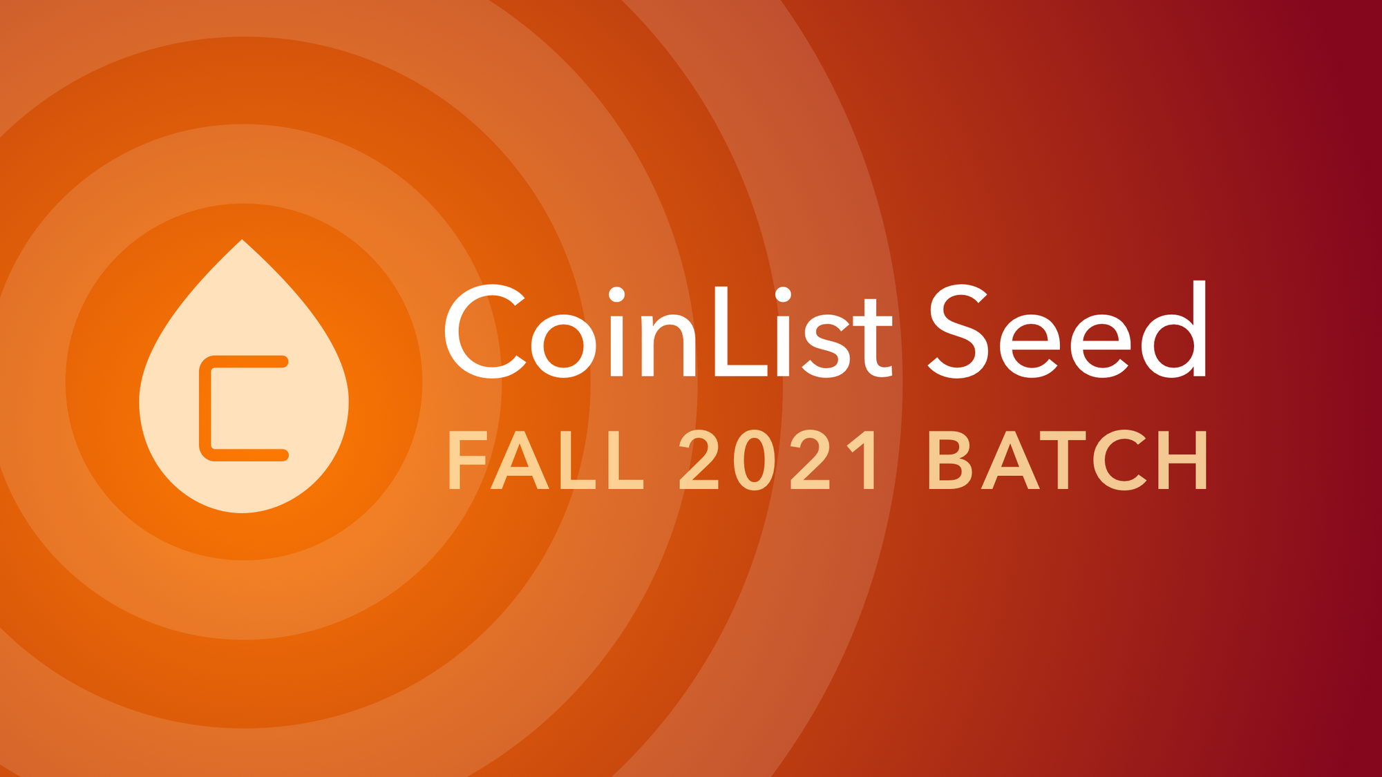 Introducing the CoinList Seed Fall 2021 Batch