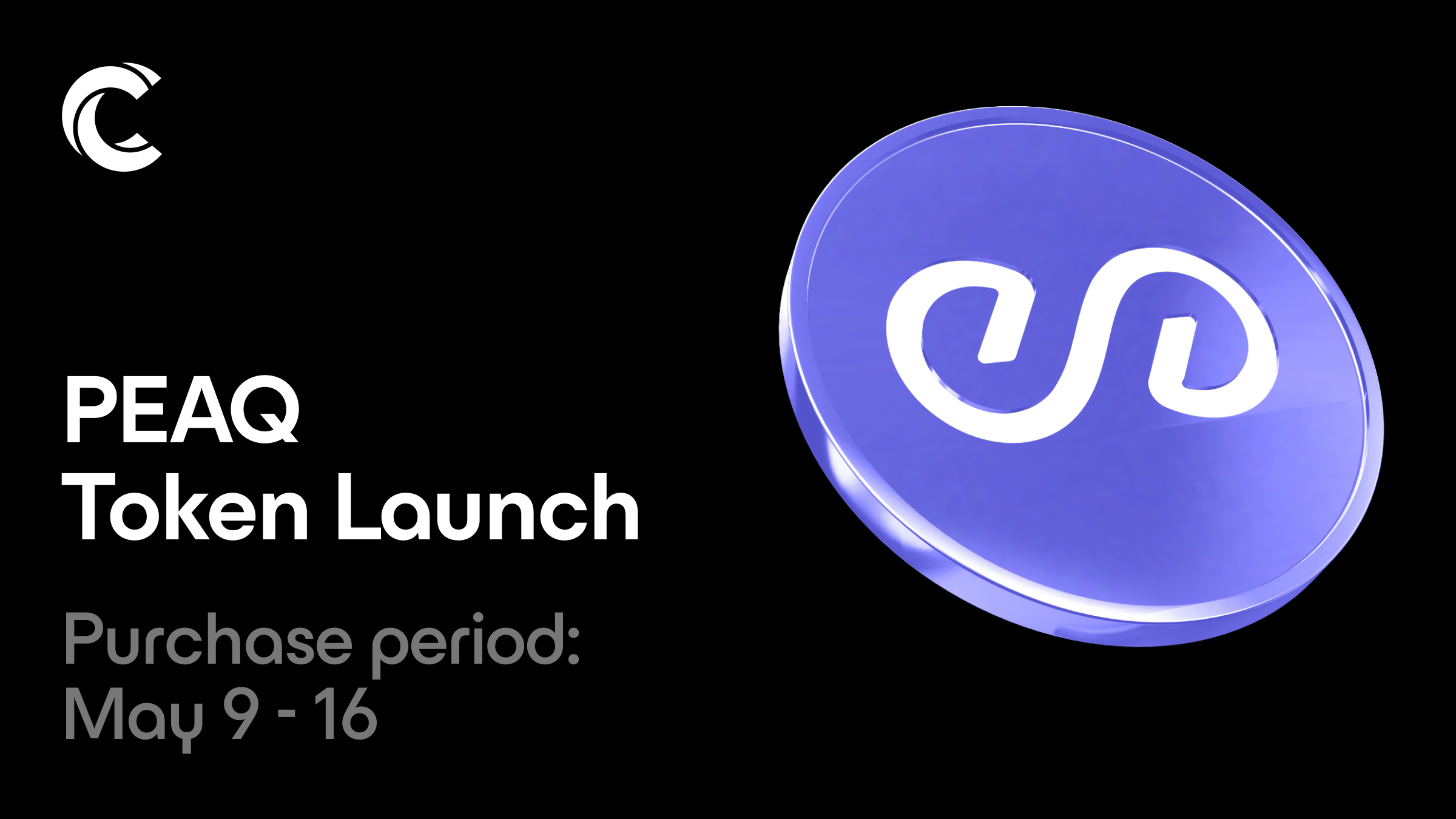 Announcing the PEAQ Token Launch on CoinList