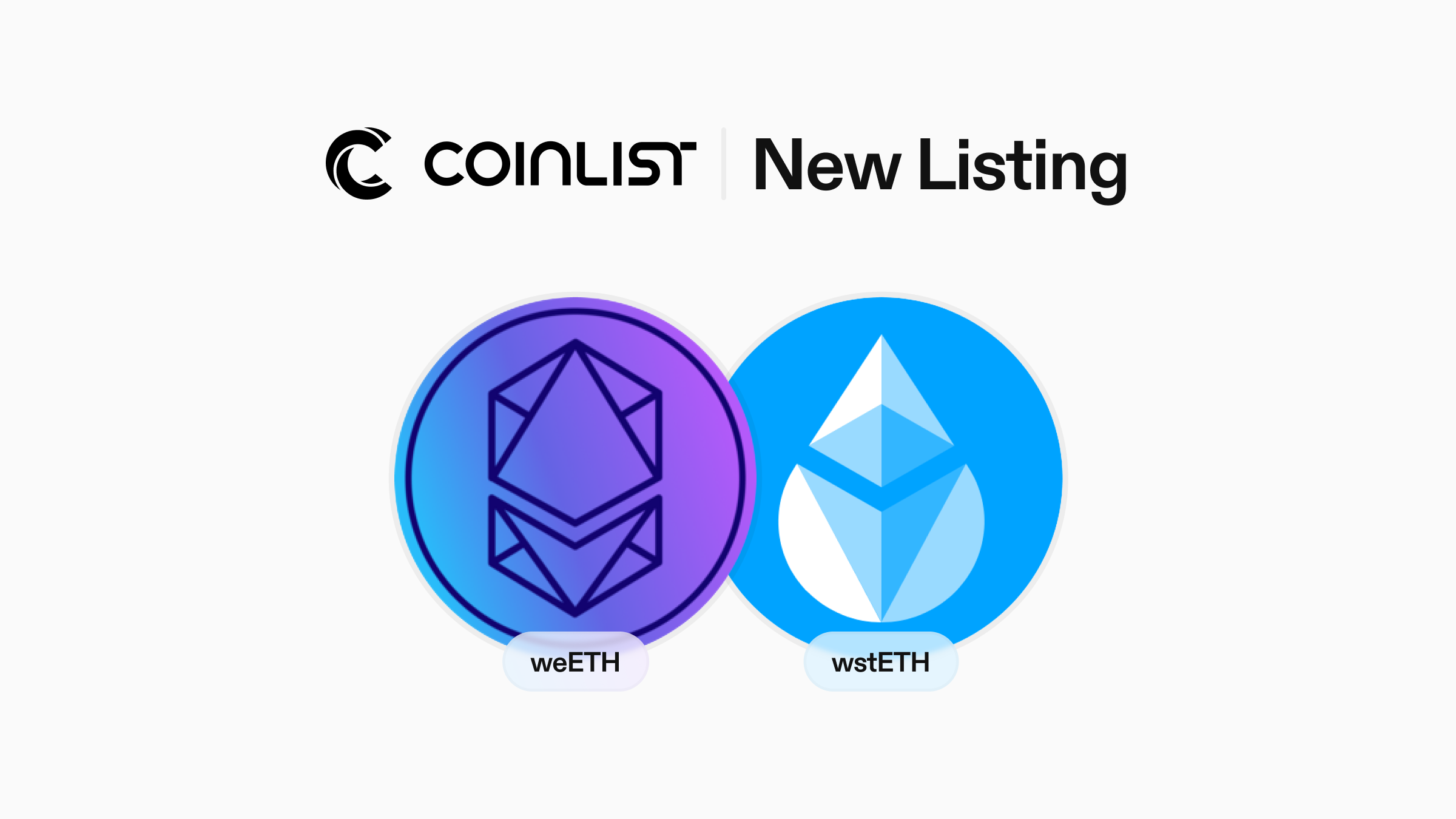 Introducing weETH & wstETH Staking on CoinList