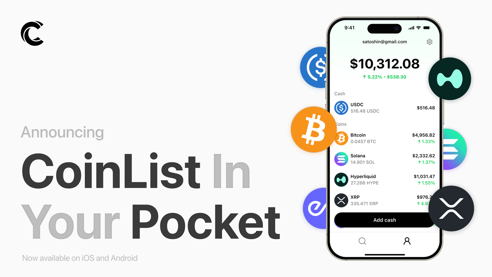 Introducing the CoinList App